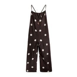 next Jumpsuit Damen Gr&ouml;&szlig;e XXL schoko / wei&szlig;