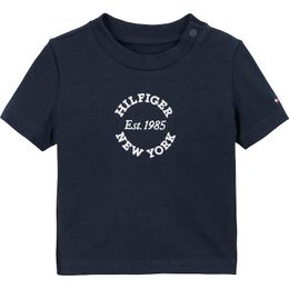Tommy Hilfiger M&auml;dchen T-Shirt &raquo;BOYS GRAPHIC TEE&laquo; mit gro&szlig;em Logodruck blau 68