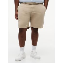 Tommy Hilfiger Big & Tall Tommy Hilfiger Big & Tall Herren Chinoshorts &raquo;BT-DENTON 9.5 ESS TWILL-B&laquo; Twill, slim fit, Gro&szlig;e Gr&ouml;&szlig;en beige 44, N-Gr