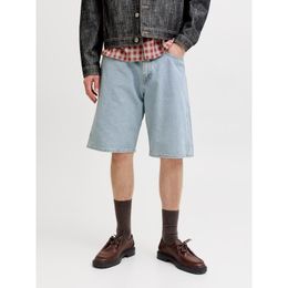 Jack & Jones Jack & Jones Herren 3/4-Hose &raquo;JJIALEX JJNORREBRO SHORTS SQ 400&laquo; im Five-Pocket Style blau S, N-Gr