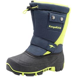 Kangaroos M&auml;dchen Kangaroos Winterstiefel &raquo;Kanga-Bean II&laquo; Snowboots, Winterboots, Winterschuhe, wasserabweisend blau 34