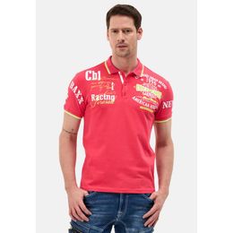 Cipo & Baxx Cipo & Baxx Herren Poloshirt rosa L