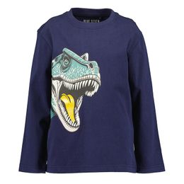 Blue Seven Jungen Langarmshirt Baumwolle, mit tollem Dino-Motiv blau 128