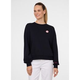 Ragwear Damen Sweatshirt &raquo;WUSS PATCH&laquo;, aus Baumwollmischung, normale Passform, Langarm, ohne Verschluss XXL