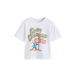 next Shirt 'Woody Woodpecker' boy size 86 Beige / Azure / Light red / White