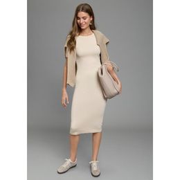 Laura Scott Damen Strickkleid &raquo;f&uuml;r Fr&uuml;hling und Sommer&laquo; aus leichter, k&uuml;hler Viskosemischung mit moderner Midi-Passform 38, N-Gr