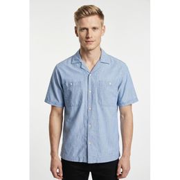 Jack & Jones Jack & Jones Herren Kurzarmhemd &raquo;JPRBLUMAX VINTAGE S/S RESORT SHIRT&laquo; mit Brust Taschen blau L, N-Gr