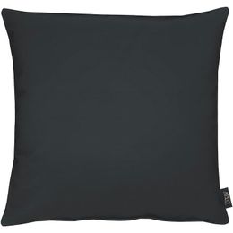 Apelt Dekokissen &raquo;4362 Rips Uni&laquo; Wasser- und Schmutzabweisend schwarz Mischgewebe B/L: 39cm x 39cm, 1 Stk.