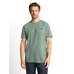 Tom Tailor Herren Tom Tailor Kurzarmshirt Sommershirt mit kleinem Logo-Print M