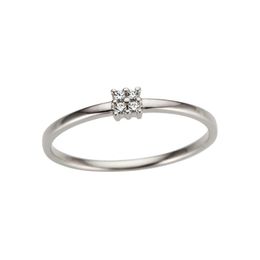 Firetti Damen Diamantring &raquo;Schmuck Geschenk Gold 333 Damenring Goldring Diamant&laquo; mit Brillanten wei&szlig; 18, 0,04 P2 = erkennbare Einschl&uuml;sse, Diamanten 