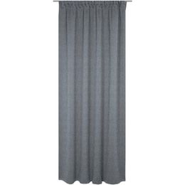 WIRTH Vorhang &raquo;Torbole&laquo; Multifunktionsband 1 Stk. tlg. blau Jacquard, Baumwolle, Polyester 145cm, Multifunktionsband, 132cm