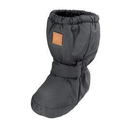 MaxiMo Jungen MaxiMo Winterstiefel w&auml;rmend, wasserabweisend, rutschfeste Sohle, Klettverschluss, PU-Sohle grau 19/20