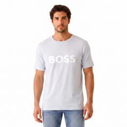BOSS Herren Regular Fit Kurzarm Baumwoll-T-Shirt 50491706