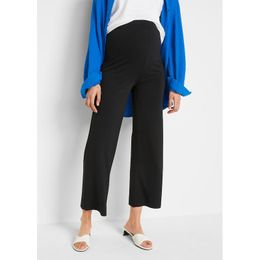 bonprix Damen bonprix Umstandshose Culotte in 7/8-L&auml;nge, bequemer, elastischer Bund 34, N-Gr