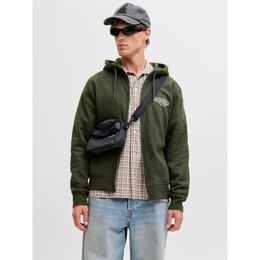 Jack & Jones Jack & Jones Herren Kapuzensweatjacke &raquo;JJMAKOTO SWEAT ZIP HOOD&laquo; gr&uuml;n M