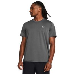 Under Armour Herren T-Shirt &raquo;UA LAUNCH SHORTSLEEVE&laquo; mit Rundhalsausschnitt, aus elastischem Material, Kurzarm grau M