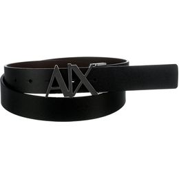 Armani Exchange G&uuml;rtel Herren Gr&ouml;&szlig;e 75 braun / schwarz / silber