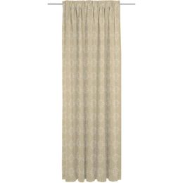 Adam Vorhang &raquo;Romantic Puligny Light&laquo; Multifunktionsband 1 Stk. tlg. aus 100% Bio-Baumwolle beige Jacquard, Baumwolle 145cm, Multifunktionsband, 142cm