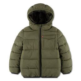 Levi's Kids Damen Levi's Kids Winterjacke &raquo;LVB MEDIUM WEIGHT PUFFER&laquo; mit Kapuze mit Kapuze gr&uuml;n 6 (116)
