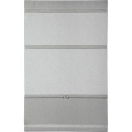 Gardinia Raffrollo &raquo;EASYFIX magnetisch&laquo; mit Klettband ohne Bohren freih&auml;ngend waschbar bei 30&deg; C im Schonwaschgang grau Obermaterial: 100% Polyester 