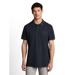 Tom Tailor Herren Tom Tailor Poloshirt Sommershirt mit kleinem Logo-Print blau XL