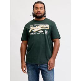 Jack & Jones PlusSize Jack & Jones Plussize Herren Jack & Jones PlusSize T-Shirt &raquo;JJELOGO TEE SS O-NECK 2 COL AW26 SN PLS&laquo; aus reiner Baumwolle, mit geradem Abschluss am 