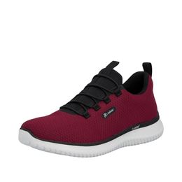 Rieker Herren Slip-On Sneaker Slipper, Halbschuh, Freizeitsneaker zum Schlupfen rot 47