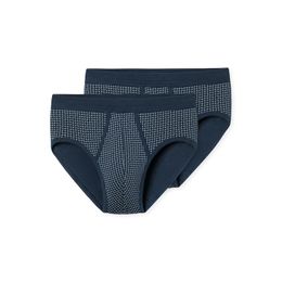 Schiesser Herren Slip &raquo;Original Classics&laquo; 2er-Pack, mit kontrastfarbenem Karomuster blau 5