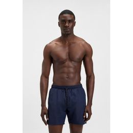 BOSS Herren BOSS Badeshorts &raquo;Starfish&laquo; mit Kontraststreifen blau XL, N-Gr
