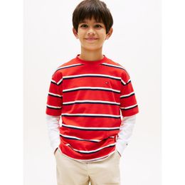 Tommy Hilfiger Jungen T-Shirt &raquo;ESSENTIAL ARCHIVE FIT TEE SS&laquo; Kinder bis 16 Jahre, Rundhals, Logostickerei 3 (98)