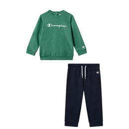 Champion Kinder Jogginganzug &raquo;ICONS CONTRAST Toddler Terry Crewneck Sweatsuit&laquo; 2 tlg. 2-teiliges Set, aus Baumwolle und Polyester, bequeme Passform 