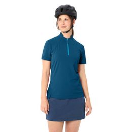 Vaude Damen Vaude Radtrikot &raquo;Women's Adlux HZ Shirt&laquo; f&uuml;r Radfahren, f&uuml;r Erwachsene, sportliche Passform 44