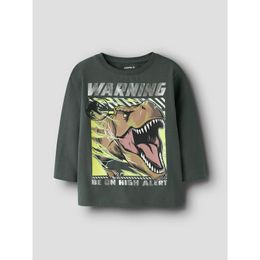 name it Jungen T-Shirt &raquo;NMMJIM JURASSIC LS NREG TOP BOX NOOS SKY&laquo; Baumwollmischung, regular fit 86