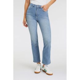 Richroyal Damen RICHROYAL 7/8-Jeans leicht gewaschene Optik, verk&uuml;rzte Form blau 30, L&auml;nge 34