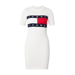 Tommy Jeans Knitted dress female size S/M marine blue / Red / White