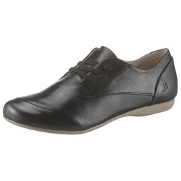 Josef Seibel Damen Slipper &raquo;Fiona 01&laquo; Komfortschuh, Schlupfschuh mit elastischer Zierschn&uuml;rung schwarz 41