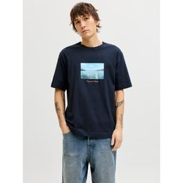 Jack & Jones Jack & Jones Herren T-Shirt &raquo;JORNORREBRO PHOTO TEE SS CREW NECK&laquo; Baumwolle, relaxed fit XS