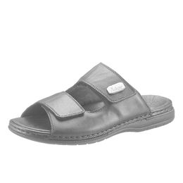 Rieker Herren Pantolette , Sommerschuh, Schlappen, Klettschuh, mit zwei Klettverschl&uuml;ssen schwarz 41