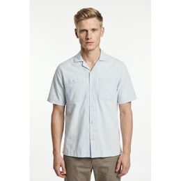 Jack & Jones Jack & Jones Herren Kurzarmhemd &raquo;JPRBLUMAX VINTAGE S/S RESORT SHIRT&laquo; mit Brust Taschen blau L, N-Gr