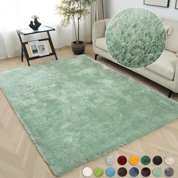 Bruno Banani Teppich &raquo;Dana Teppich, besonders weich und kuschelig, Kundenliebling&laquo; rechteckig 30 mm H&ouml;he uni, Mikrofaser Teppiche, Wohnzimmer, Schlafzimmer, 