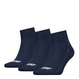 Levi's Levi's Herren Socken &raquo;LEVIS MID CUT BW LOGO RECYCL CO 3P&laquo; 3 Paar blau 35-38