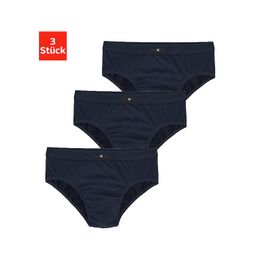 H.I.S. H.I.S Herren Slip Packung, 3 Stk. ohne Seitennaht blau XL, 3 Stk.
