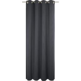 Adam Vorhang &raquo;Uni Collection&laquo; &Ouml;sen 1 Stk. tlg. aus 100% Bio-Baumwolle blau Baumwolle (Bio-Baumwolle) 225cm, &Ouml;sen, 145cm