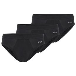 Fila Herren Slip &raquo;MAN BRIEF&laquo; mit flach verarbeiteten N&auml;hten, ohne Eingriff schwarz XL