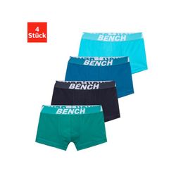 Bench. Kinder Boxer &raquo;Boxershorts f&uuml;r Jungen&laquo; Packung, 4 Stk. mit Bench Schriftzug im Bund bunt 170/176, 4 Stk.