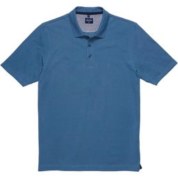 MARVELIS Herren MARVELIS Poloshirt Pique, normale Passform blau L
