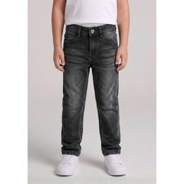 STACCATO Jungen STACCATO 5-Pocket-Jeans mit Stretch, f&uuml;r Boys grau 104, N-Gr