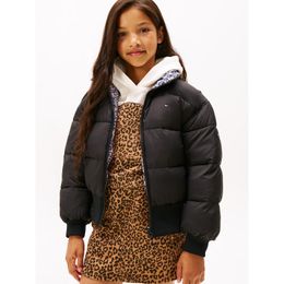 Tommy Hilfiger Jungen Wendejacke &raquo;REVERSIBLE STRIPE PUFFER BOMBER&laquo; ohne Kapuze Kinder bis 16 Jahre schwarz 4 (104)