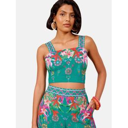 love & roses Top female size XL Petrol / Purple / Rose / bright red