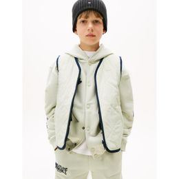 Tommy Hilfiger Jungen Wendeweste &raquo;REV MIX MEDIA QUILTED VEST&laquo; f&uuml;r Kinder bis 16 Jahre, mit gro&szlig;en Taschen blau 7 (122)